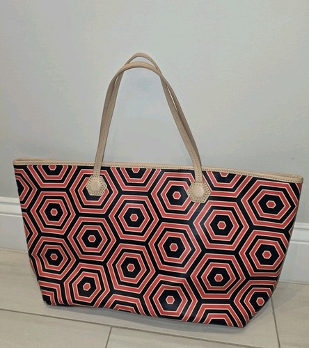 Jonathan Adler vintage Duchess honeycomb purple print waterproof fabric ...