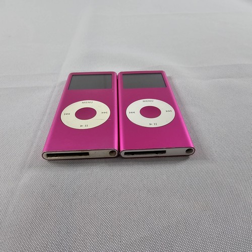 Apple A1199 iPod Nano 2nd Gen Pink 4GB Bundle Of 2 No Charger READ ...