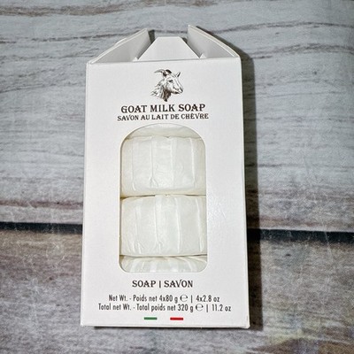 ZENI DIAMANTE -Set of 4 /Each -Triple Milled Bar Soaps /goat Milk ...