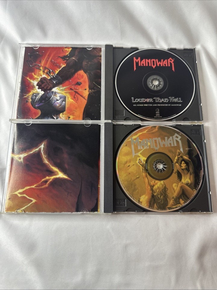 Manowar CD LOT Louder Than Hell + The Triumph Of Steel | eBay