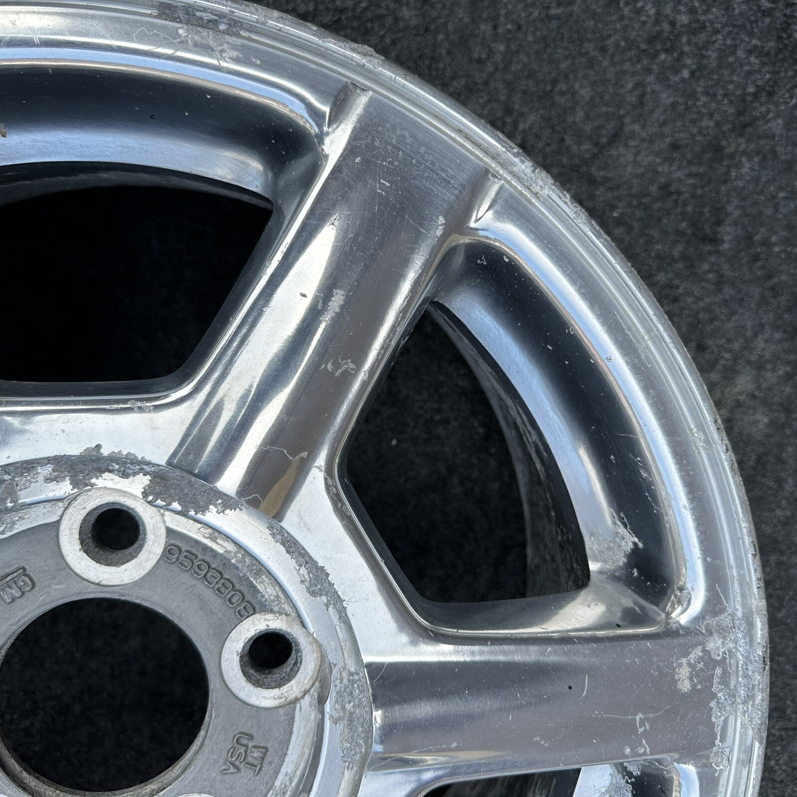 2001+2002+01+02+OLDSMOBILE+ALERO+16%22+POLISHED+ALUMINUM+WHEEL+RIM+OEM+ ...