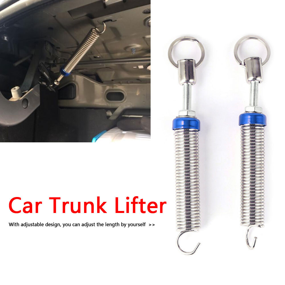 2pcs Car Trunk Lifter Adjustable Spring Trunk Lid Lifting Device (Blue ...