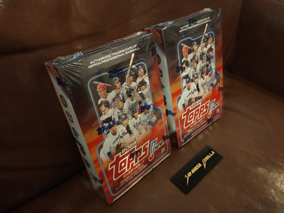 2 Box Topps NPB Baseball Cards Box 2024 Factory Sealed 24 pack From JP ...