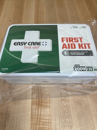 EASY CARE First Aid Kit: Industrial, 25 People Served, ANSI Z308.1-2009 ...
