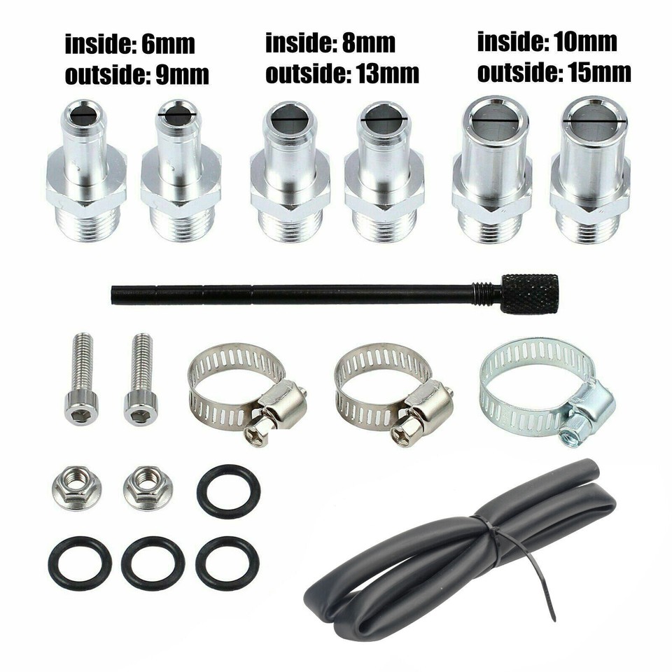 Universal Oil Catch Can Kit Reservoir Baffled Tank with Breather Filter ...