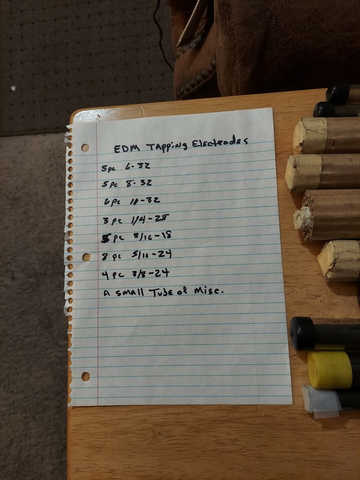 Graphite Tapping Electrode POCO EDM-3 Lot various sizes | eBay