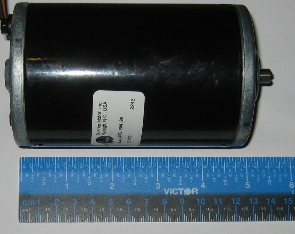 12 VDC Big Hobby Motor - 6000 RPM - High Current and High Starting ...