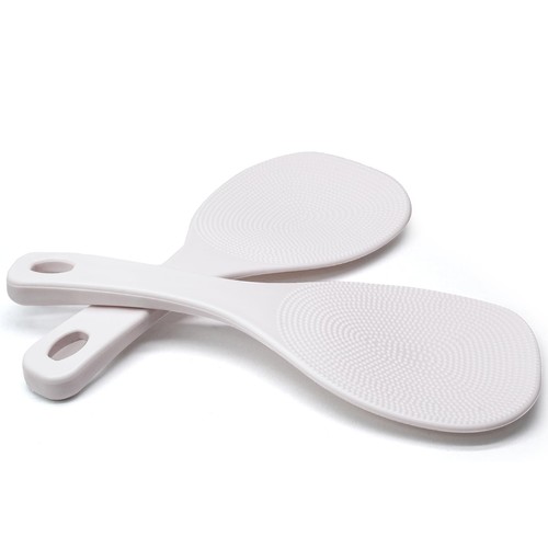 2PCS Plastic Rice Paddle Spoon Rice Scoop Non-Stick Rice Spatula Rice ...