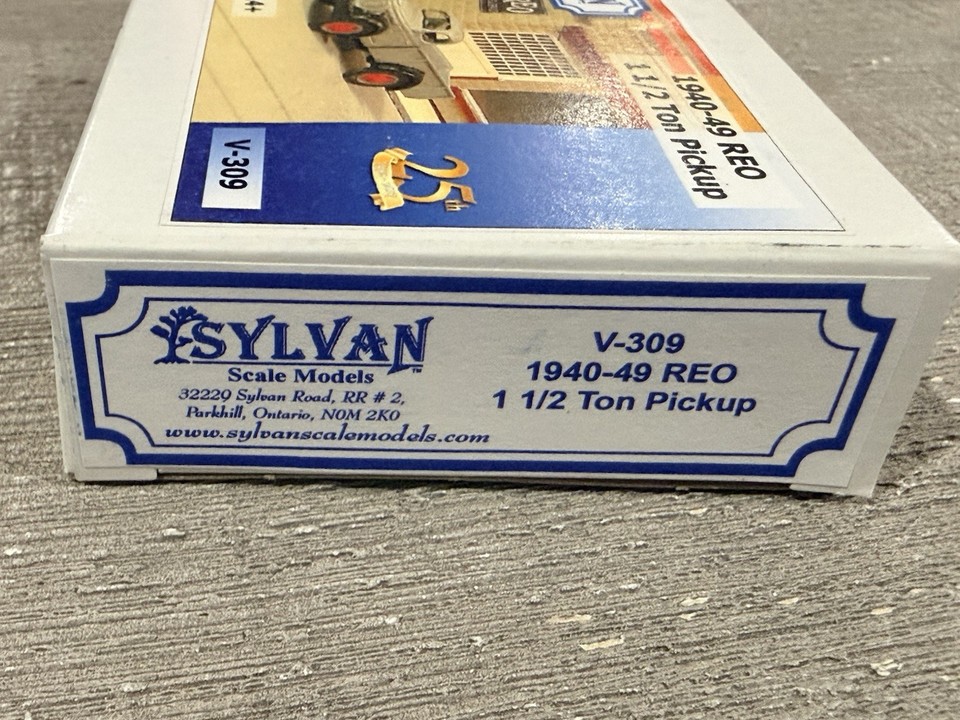 Sylvan V-309 HO 1:87 1940-1949 REO Speed Wagon 1-1/2 Ton Pickup Truck ...