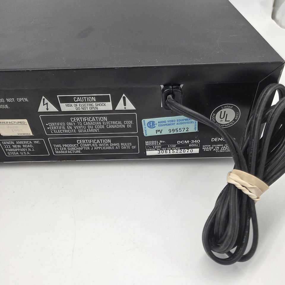 Denon DCM-340 Compact Disc Player 5-CD Changer - Tested & Working Great ...