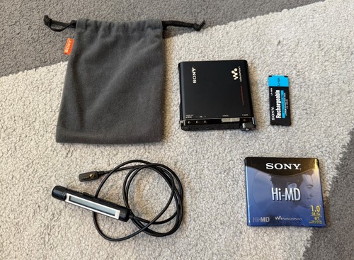 Sony MZ-RH1 MiniDisc HI-MD Recorder/Player - New OLED display. | eBay