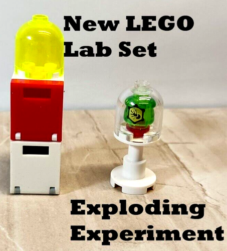 New LEGO Science Lab Experiments Containers Exploding Goo Dome Toxic ...