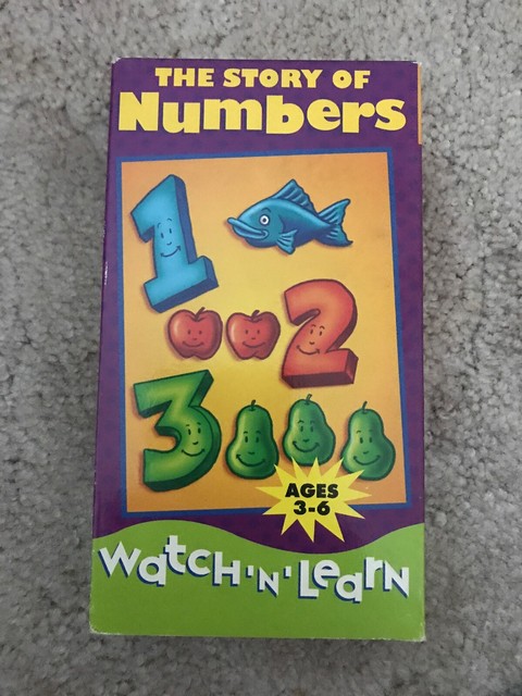 Watch n Learn - The Story of Numbers (VHS, 2001) for sale online | eBay