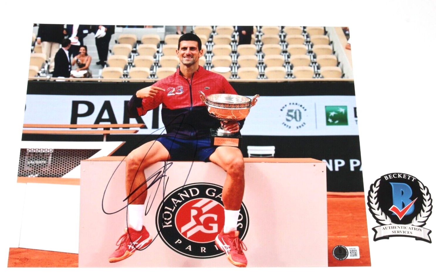Novak Djokovic Autographed Memorabilia | Signed Photo, Jersey ...