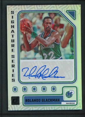 2023-24 ROLANDO BLACKMAN AUTO PANINI DONRUSS SIGNATURE SERIES ...