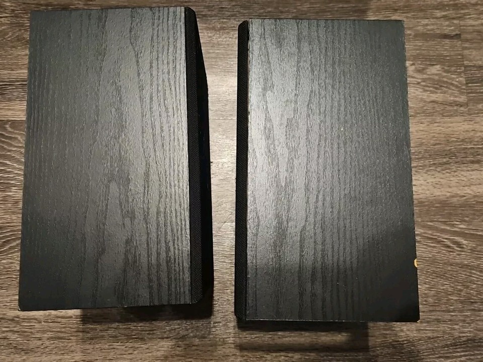 Bose Model 21 Bookshelf Speakers HiFi Stereo Home Audio Black Wood ...