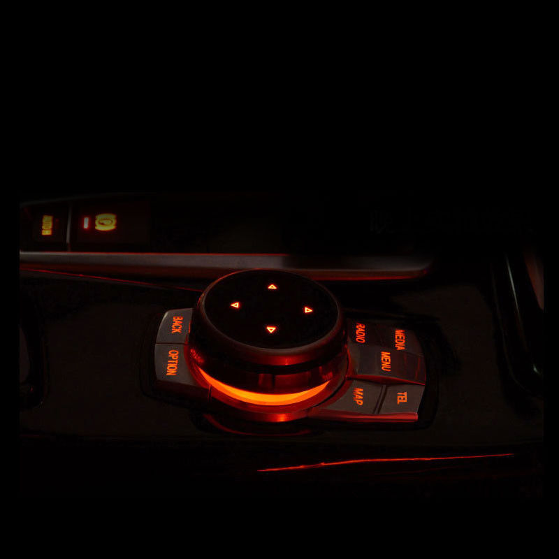 Car Styling ABS Multimedia Buttons Decoration Trim For BMW F10 F20 F30 ...