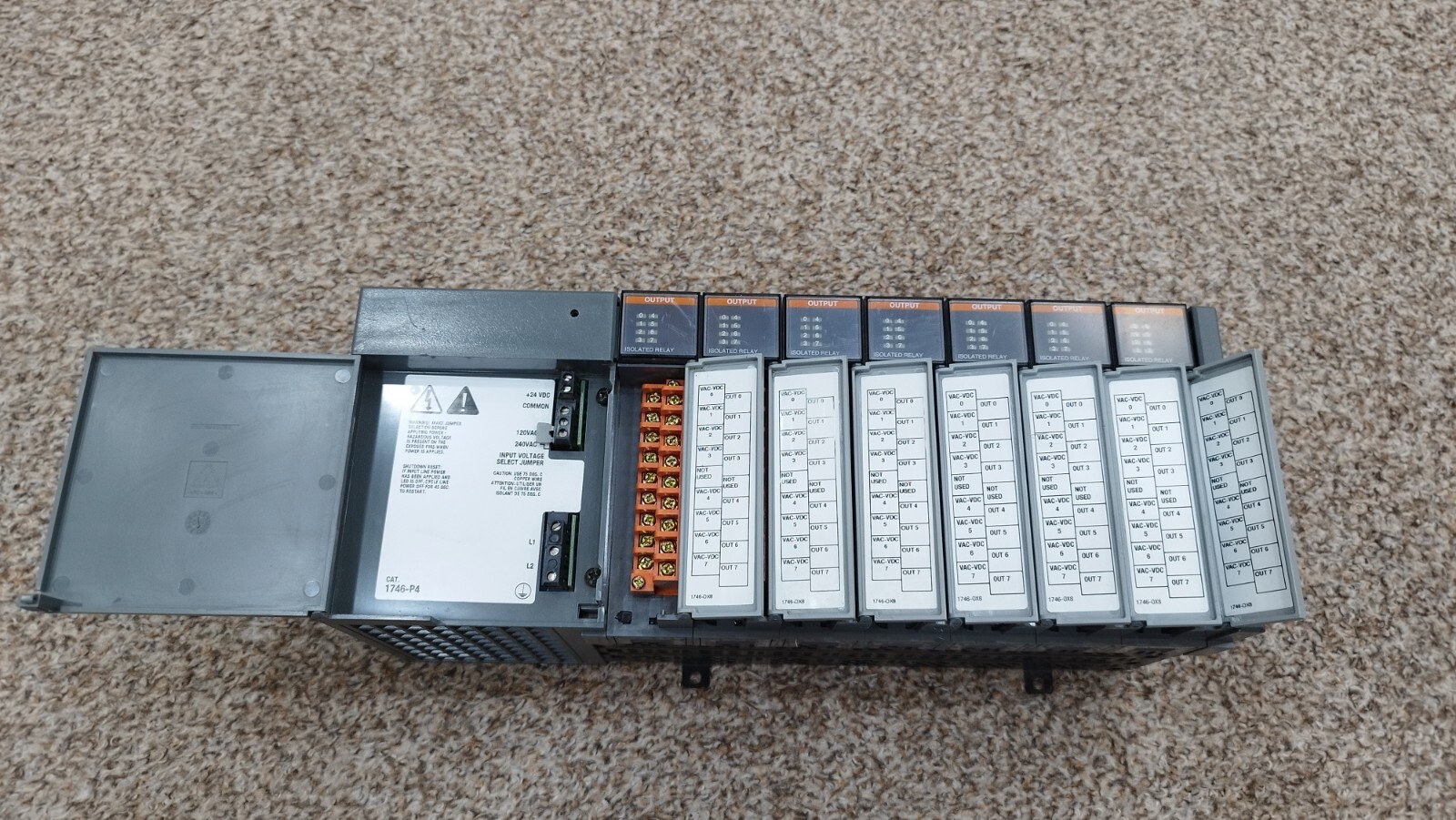 Allen Bradley CompactLogix SLC500 7-SLOT RACK PLC Bundle🔥Fast DHL ...