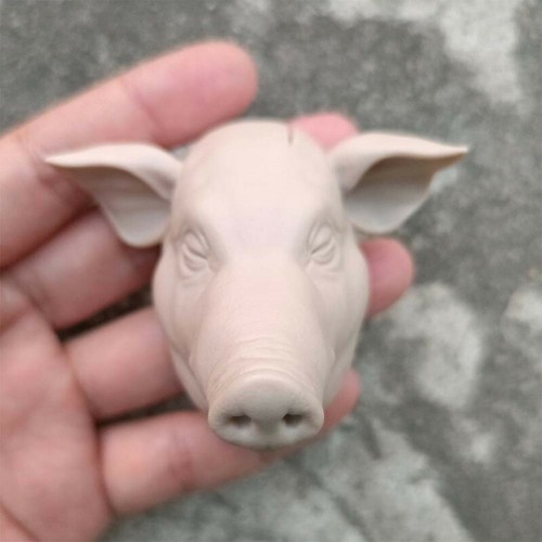 1/6 Scale Pork Archives Mouths Pig Mask Head Sculpt Unpainted Fit 12 ...