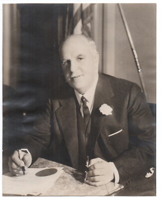 Large 1930 Photo of San Francisco Mayor & California Governor James ...