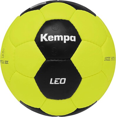 Kempa Leo Kinder Handball Spielball Trainingsball fluo gelb schwarz Gr ...