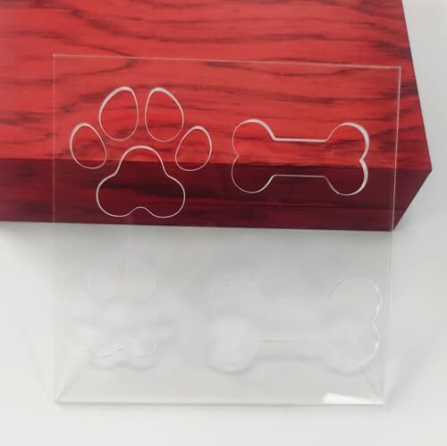 4 in1 Print Dog Bone/Paw Router Template for Woodworking 1/4'' Thick ...