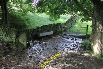Photo 12x8 Paths junction above Cadster Fernilee The path to Elnor Lane ...