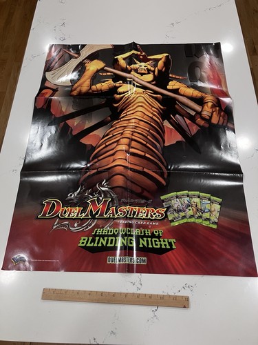 DUAL MASTERS PROMO POSTER, SHADOWCLASH OF BLINDING NIGHT ~ UNUSED | eBay