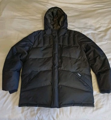 PUFFA Original Duck Feather & Down Puffer 500 Fill Coat Jacket Hooded ...