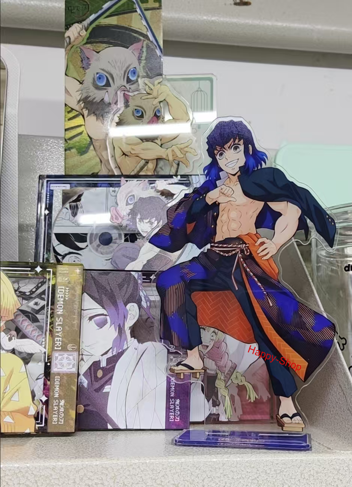 Demon Slayer Hashibira Inosuke 15cm Acrylic Standing board Stand Figure ...