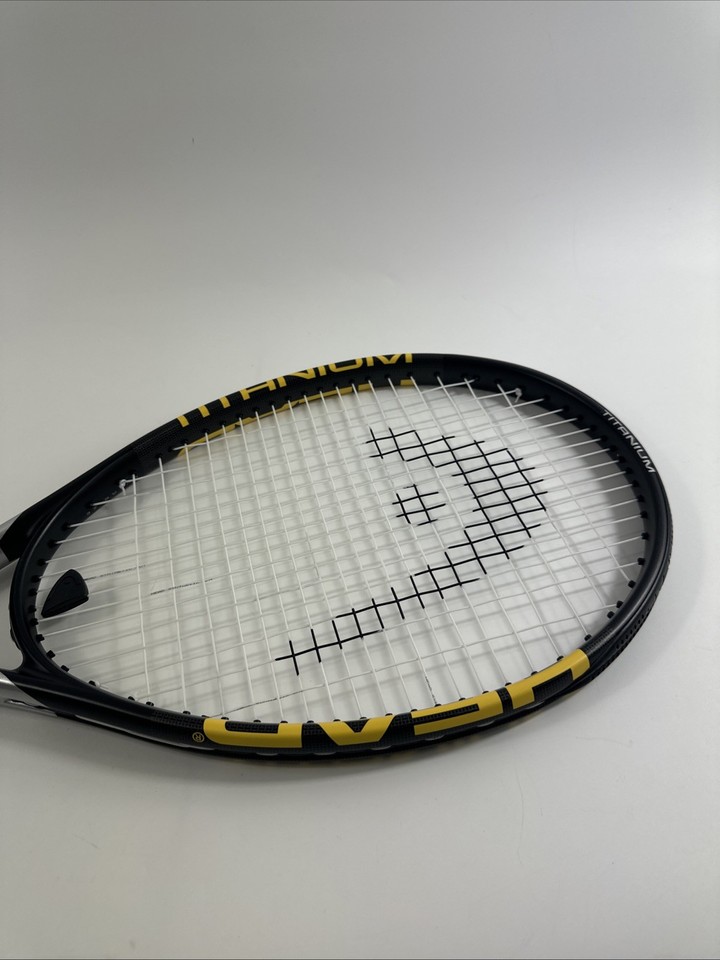 Head Ti. S1 Pro Titanium Oversize Tennis Racket 4 ⅜ , new grip wrap | eBay