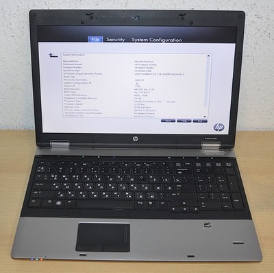 HP ProBook 6540b 15,6" Intel Core i5 M430 4GB RAM 320GB HDD als defekt ...