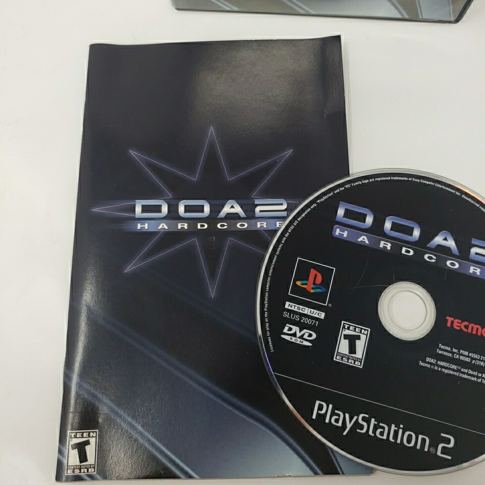 DOA2: Hardcore (Sony PlayStation 2, 2000) Dead Or Alive 2 PS2 W/Manual ...