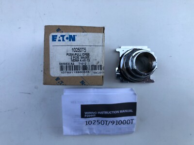 EATON 10250T5 PUSH-PULL OPERATOR 2-POS. MAINT. NEMA 4, 4X-13 SERIES A2 ...