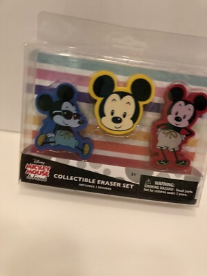 Mickey Mouse & Friends Disney Collectible Eraser Set | eBay