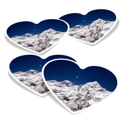 4x Heart Vinyl Stickers Mount Everest Base Camp Climbing #51506 | eBay UK