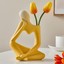 Ceramic Vase Small Plant Pot Table Decoration Desk Home for Decor Gift ...