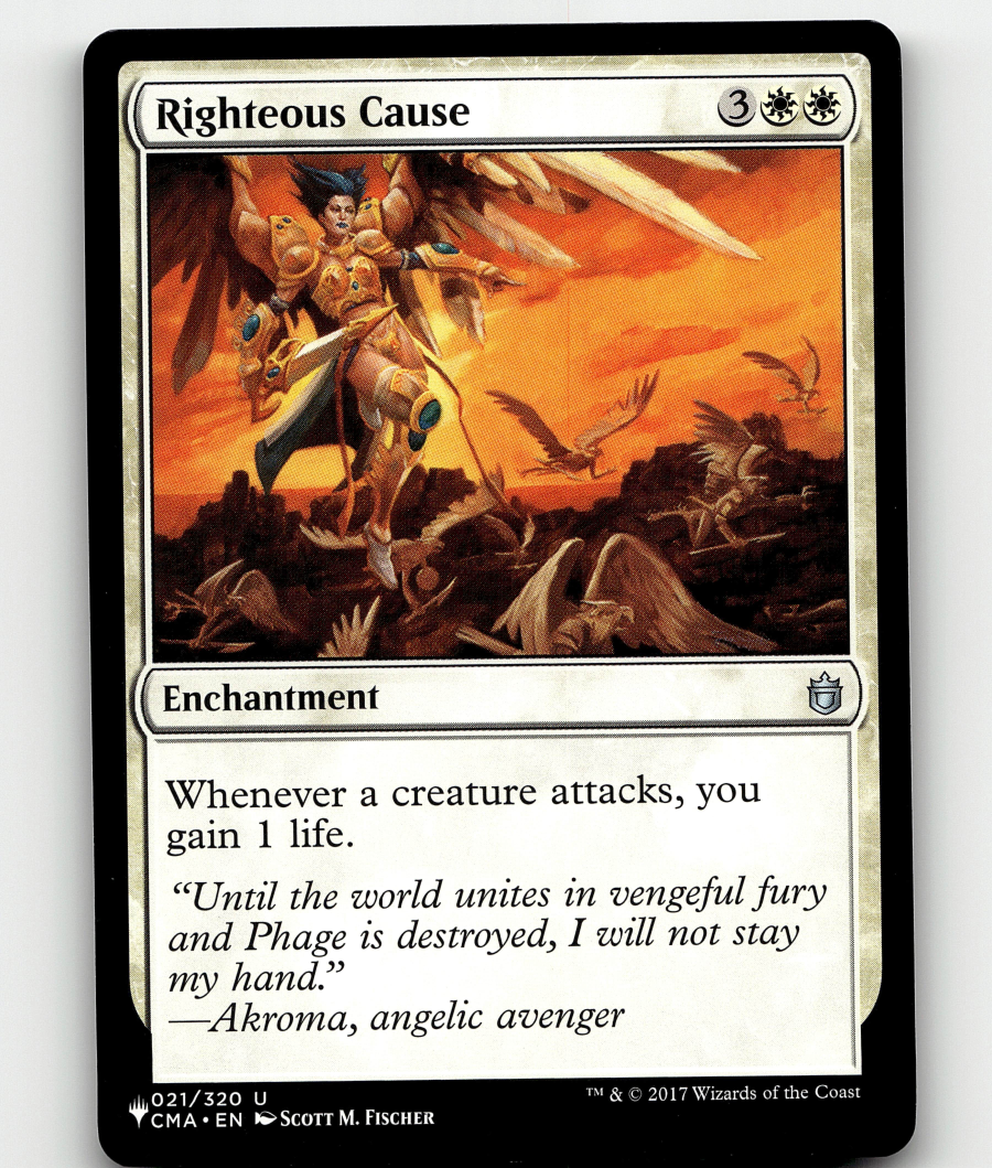 MTG Righteous Cause Mystery Booster - Commander Anthology 021/320 ...