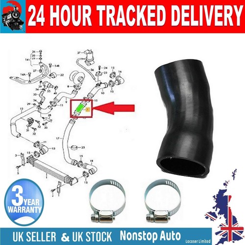 TURBO INTERCOOLER HOSE PIPE FOR VW FORD GALAXY I 1.9 TDI 7M0145834A ...