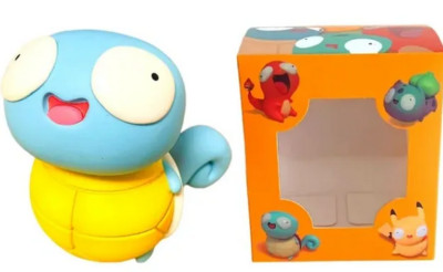 Pokemon cute derpy figure featuring Squirtle | eBay