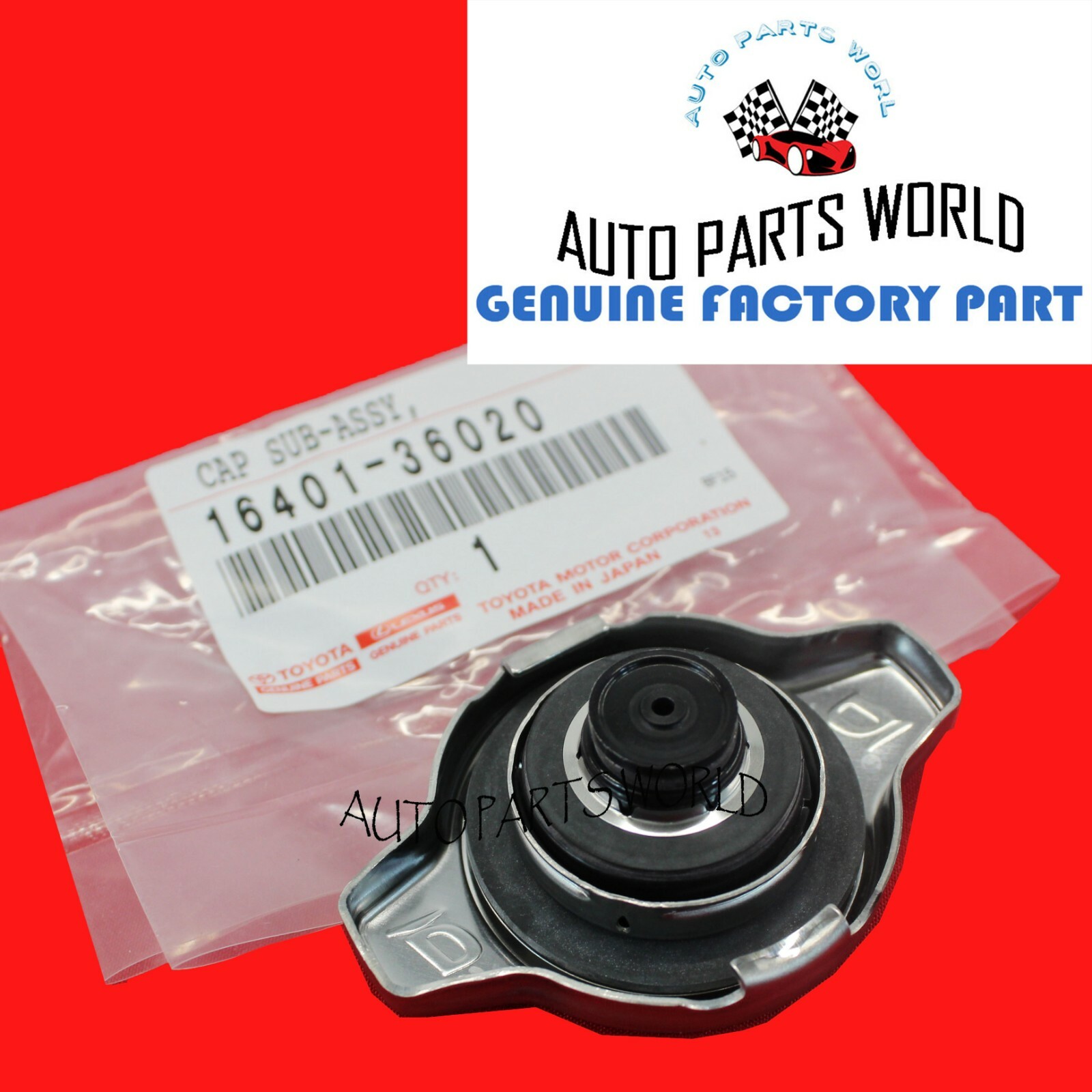 GENUINE TOYOTA AVALON HIGHLANDER 4RUNNER TUNDRA YARIS RADIATOR CAP ...
