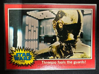1977 Topps Star Wars Card #110 Threepio Fools The Guards P260 | eBay