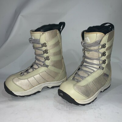 Morrow Wildflower Womens Lace Up Snow Boots Cream With Black Lining Size US 6 | eBay