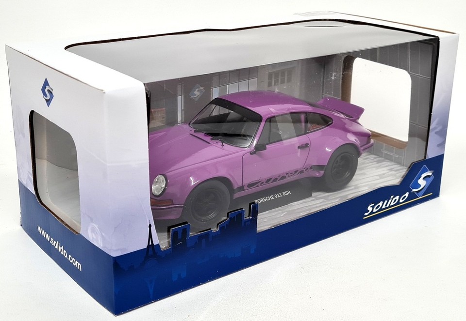 Solido 1/18 - Porsche 911 Carrera RSR 1973 Purple Outlaw Diecast Model ...