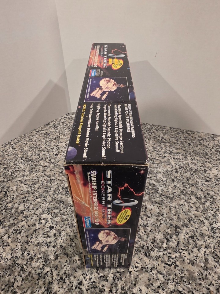 Starship Enterprise NCC-1701-D 1994 STAR TREK Generations MIB NEW Open ...