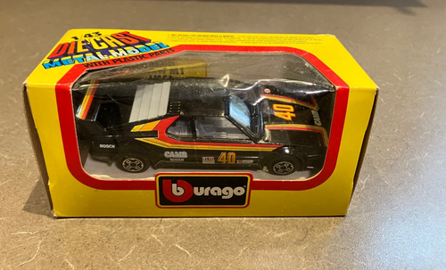 Burago 1/43 scale die cast BMW M1 IMSA car w/ box Italy cod. 4105 | eBay