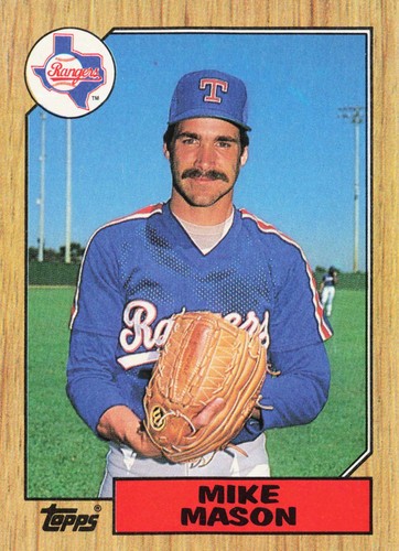 1987 Topps Baseball Mike Mason Texas Rangers #646 - A | eBay