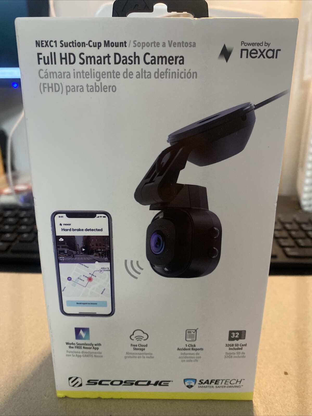 Scosche NEXC1 Smart Dash Cam - Black 🆕 33991081642 | eBay