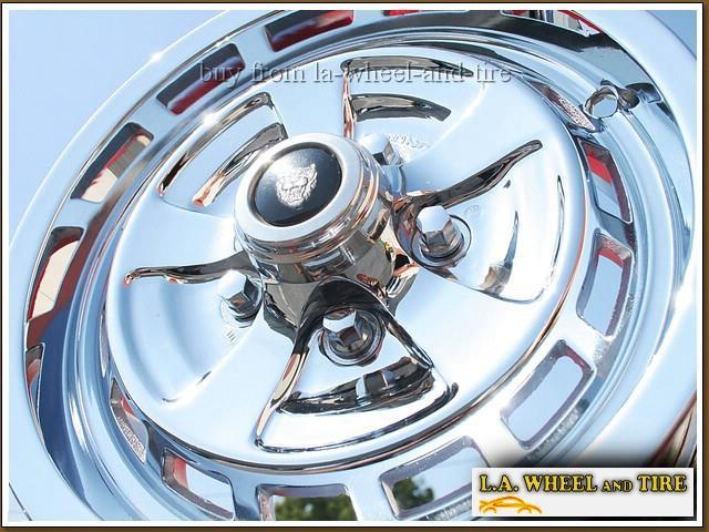 EXCHANGE SET OF 4 CHROME 15" JAGUAR XJ XJ6 XJS "KENT" OEM WHEELS RIMS ...