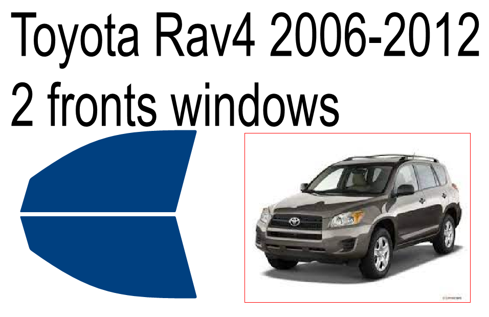 Premium Nano Carbon Window Tint fits Toyota Rav4 2006-2012 Precut Tint ...